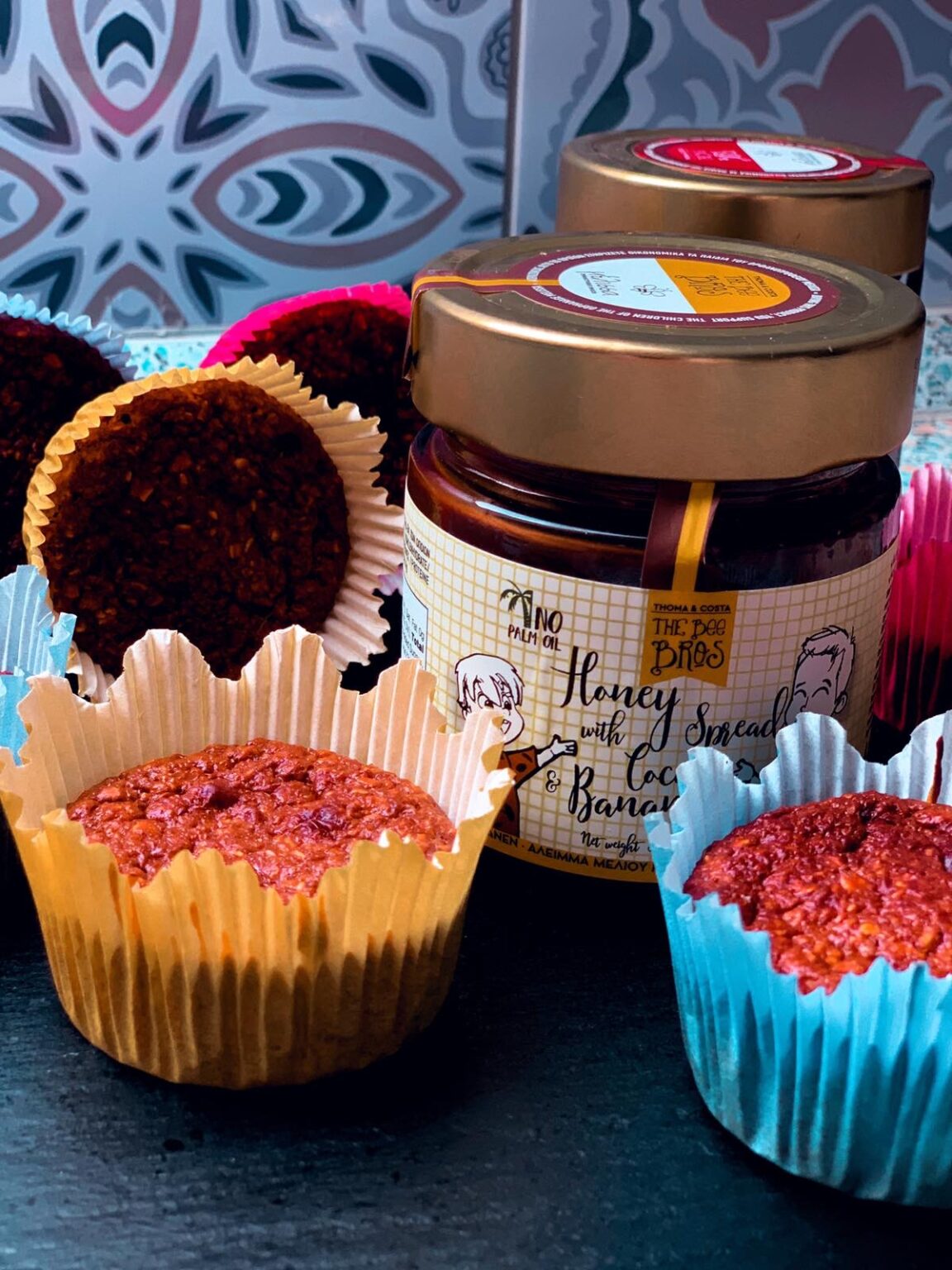 Muffins με βρώμη (χωρις ζαχαρη)!